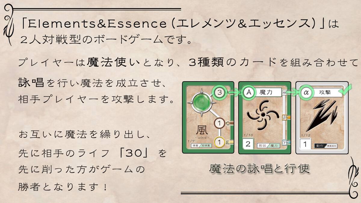 Elements＆Essence（エレメンツ & エッセンス） | 『ゲームマーケット』公式サイト | 国内最大規模のアナログゲーム ...