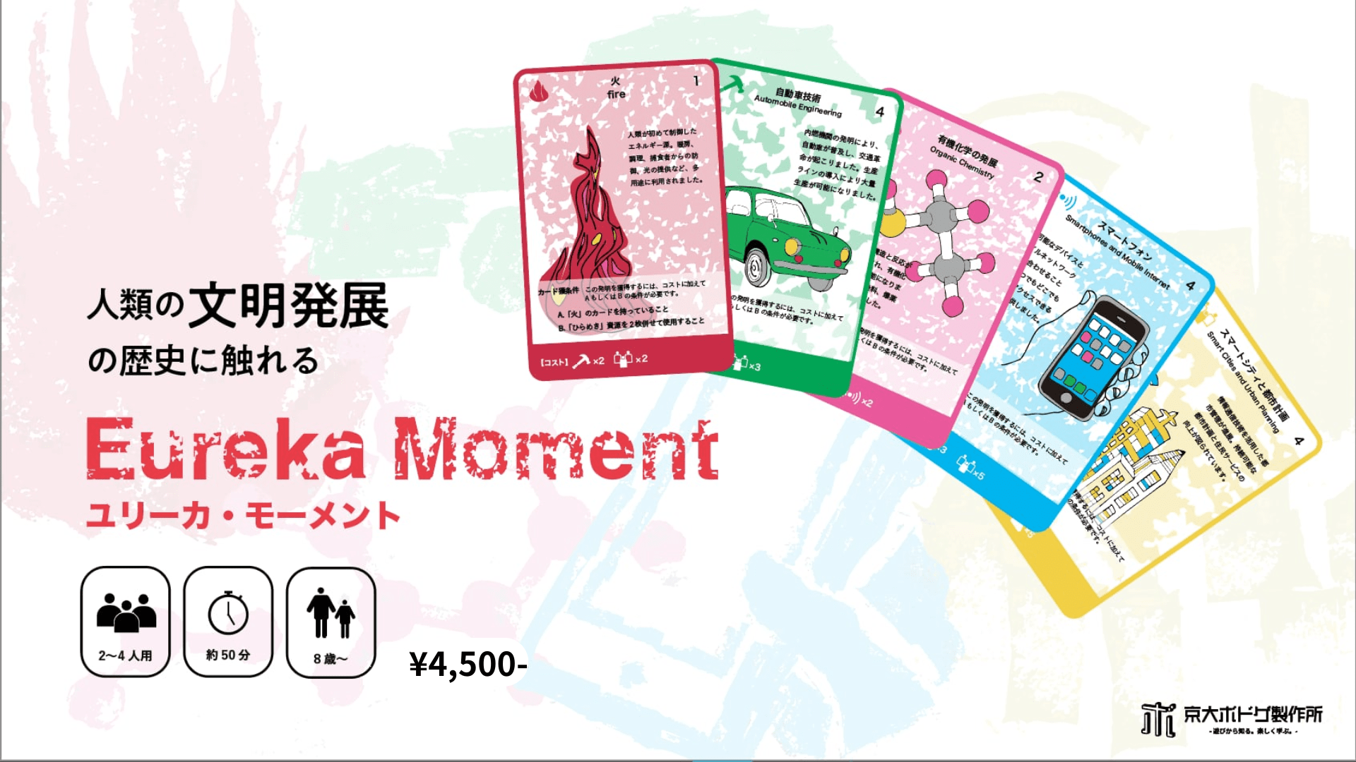 京大ボドゲ製作所新作の事前予約を受付中！【Eureka Moment】 | 『ゲームマーケット』公式サイト | 国内最大規模のアナログゲーム ...